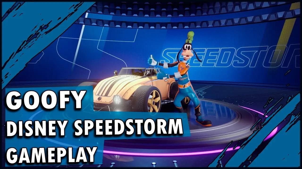 Goofy VS Mickey Mouse carrera completa en Disney Speedstorm