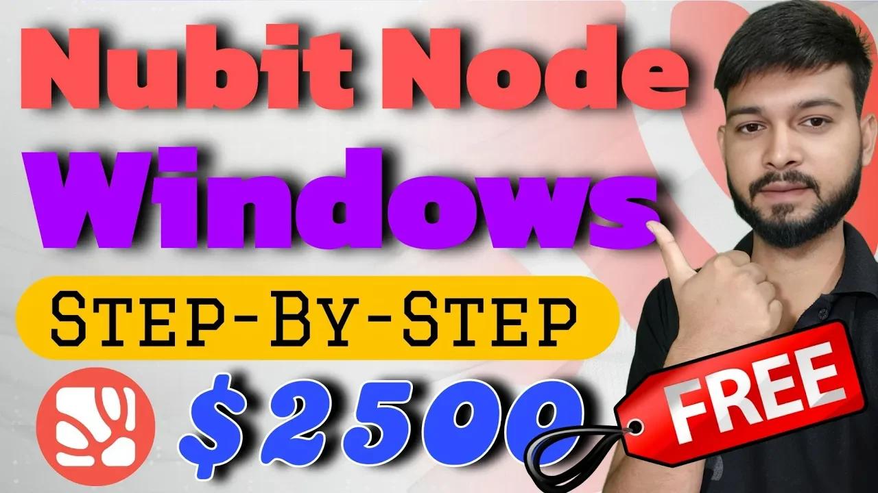 Run Nubit Network Node In Windows - Step By Step Guide