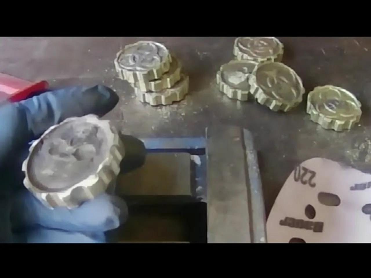 how to make custom brass coins