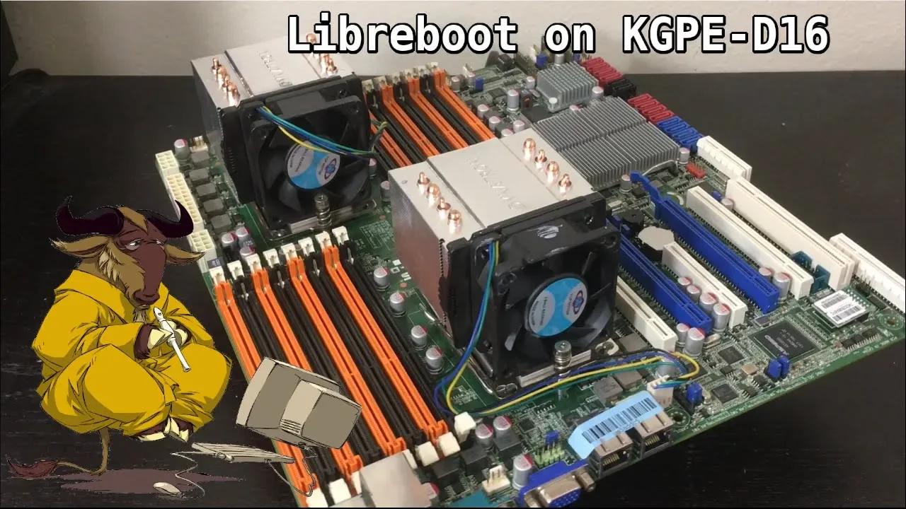 Building a Libre Server | Installing Libreboot on a KGPE-D16