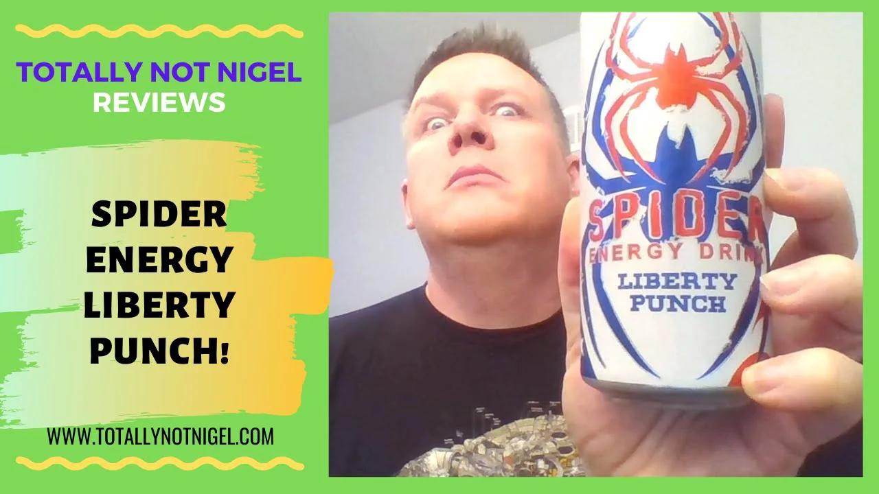DRINK REVIEW: Spider Energy Libtery Punch! TNN Food Reviews Ep 555!!