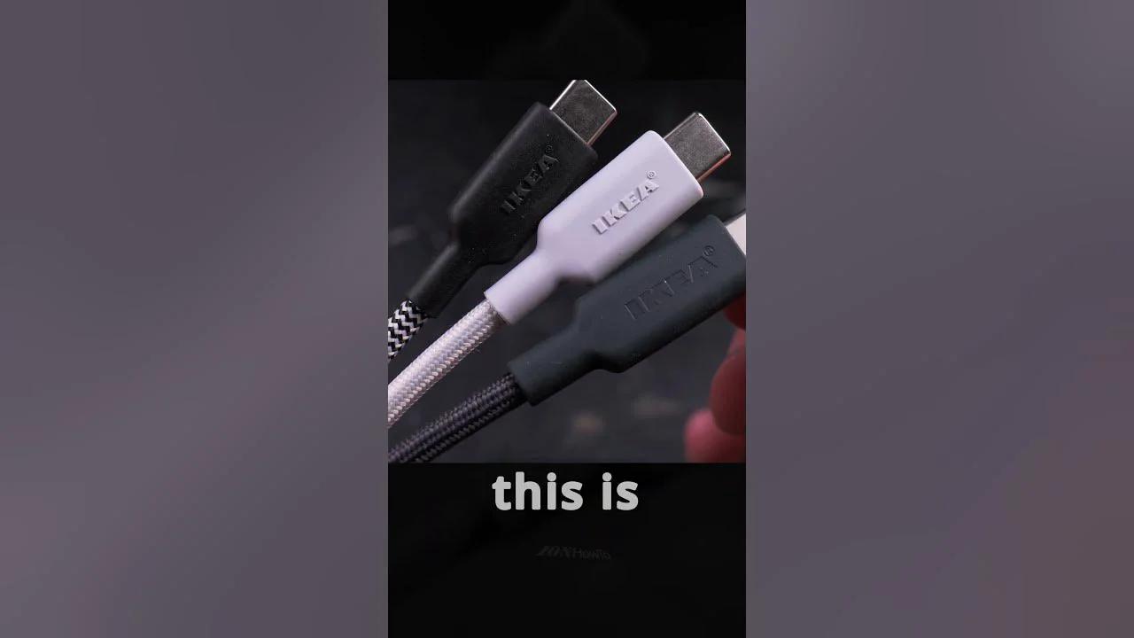 New Ikea Usb-C Cable 100W vs Old 60W Usb Type-C Cable 8