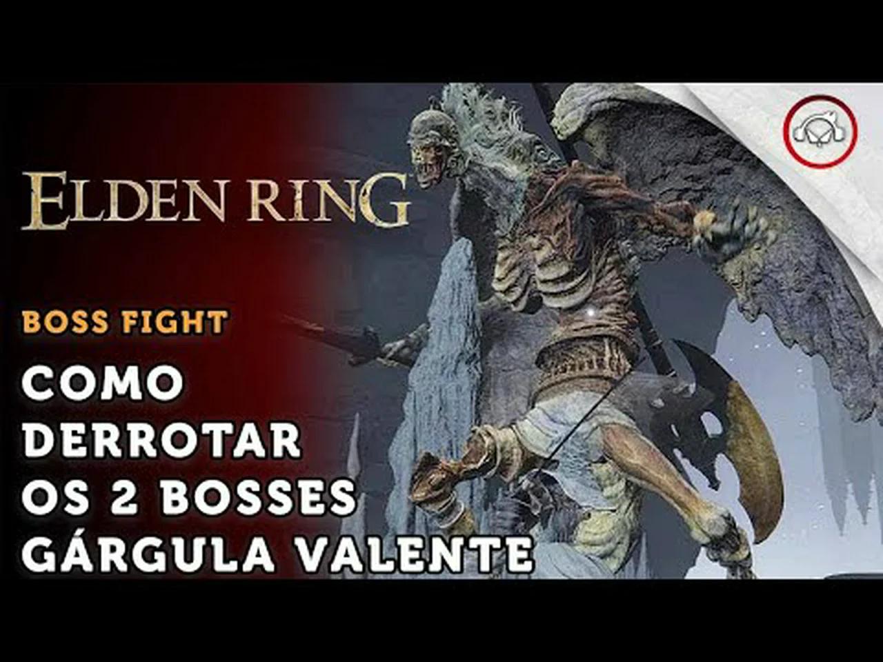 Elden Ring, Boss Fight, Como derrotar os 2 Bosses Gárgula Valente ...