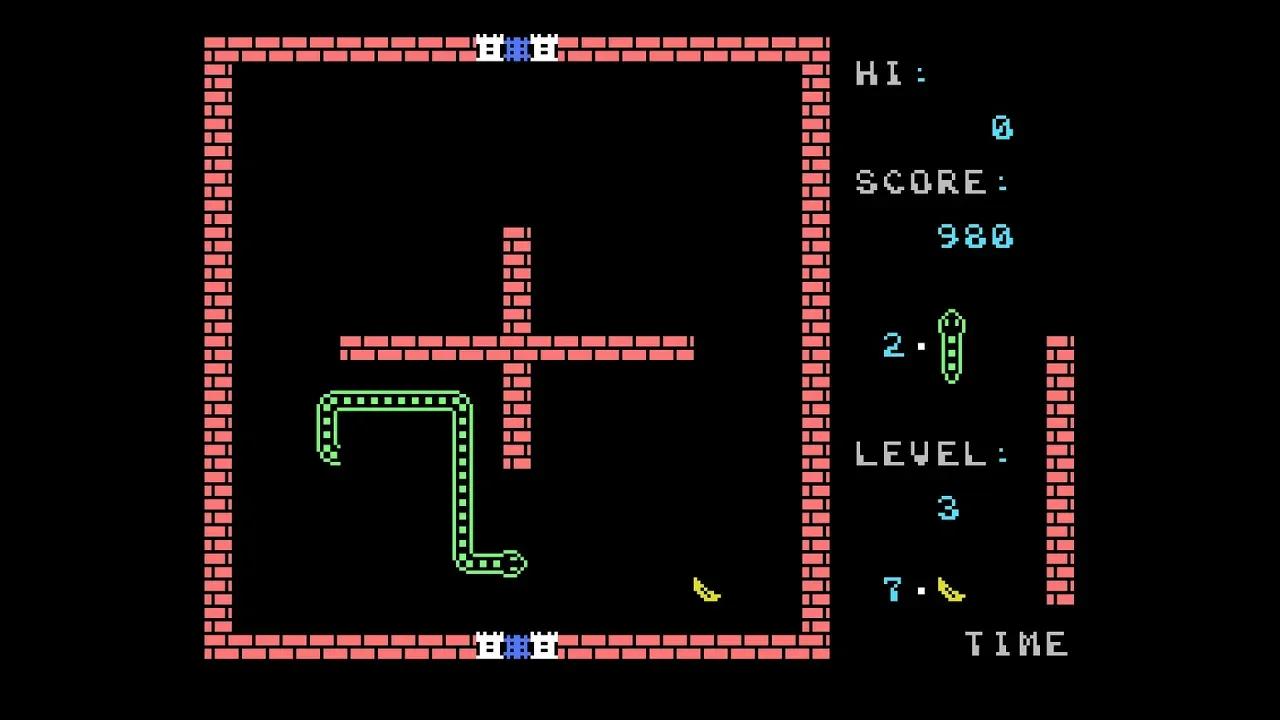 MSX Game: Banana Worm (1986)