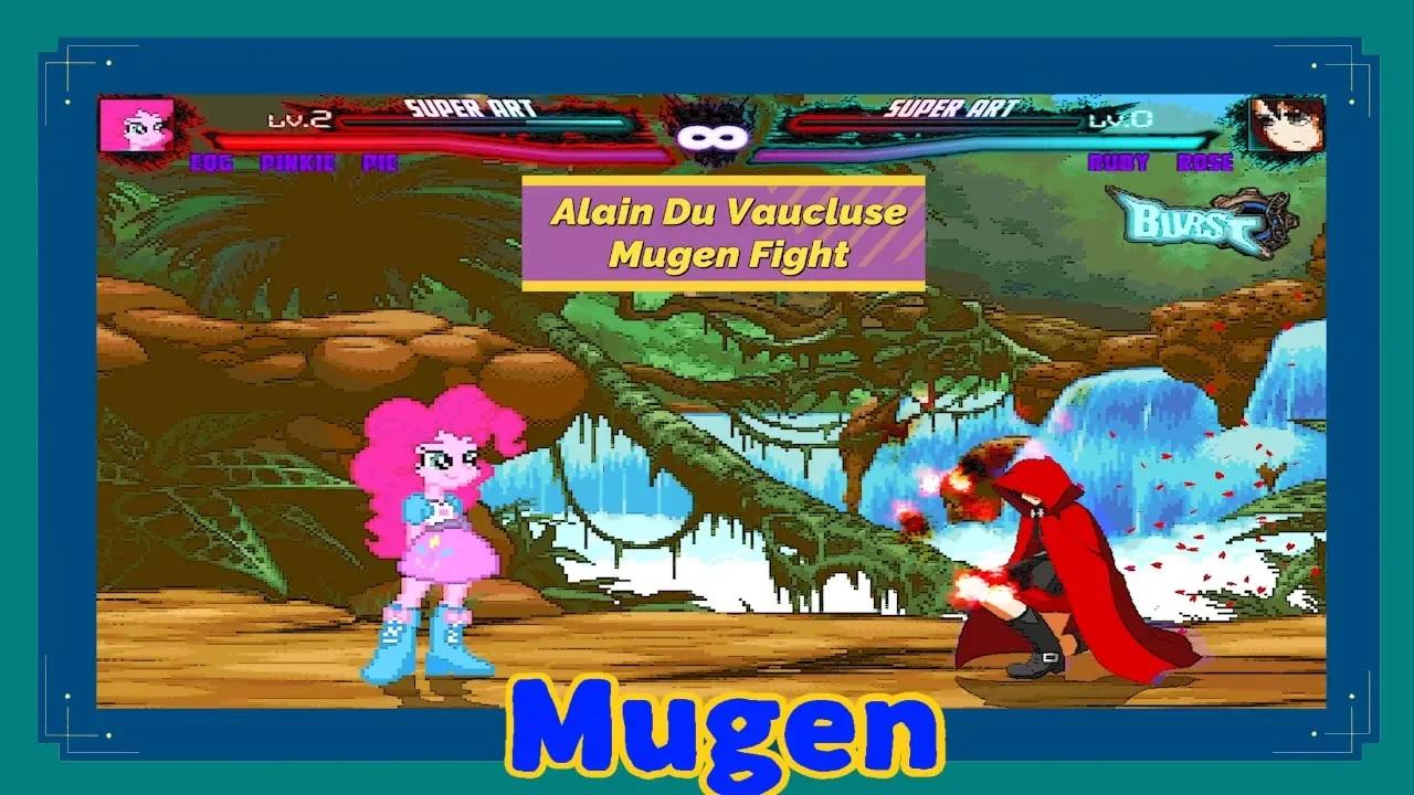 Mugen : Pinkie Pie EQG Vs Ruby Rose (Request)