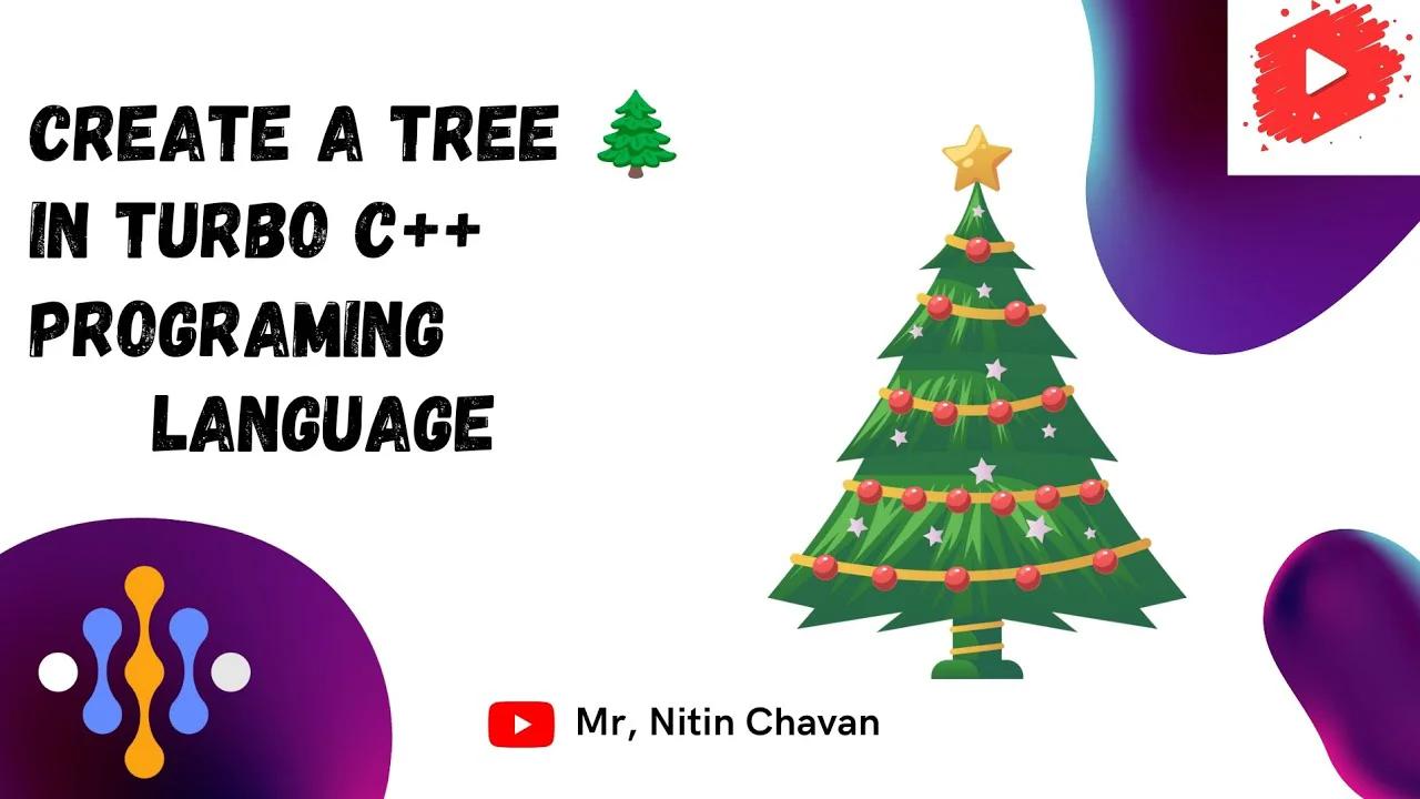 Create a tree 🎄 || in turbo C Program|| #coding #new #cprogramming # ...