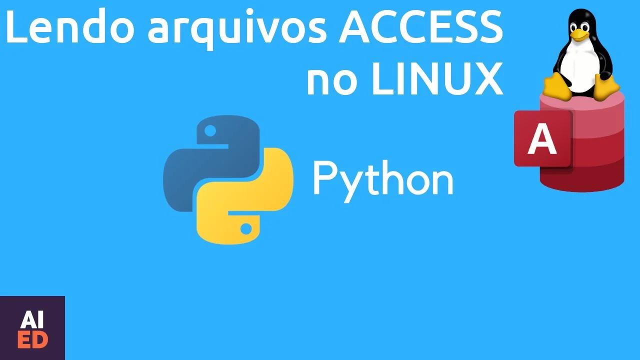 Lendo Arquivos Access Com Python No Linux Ubuntudebianwindows 8083
