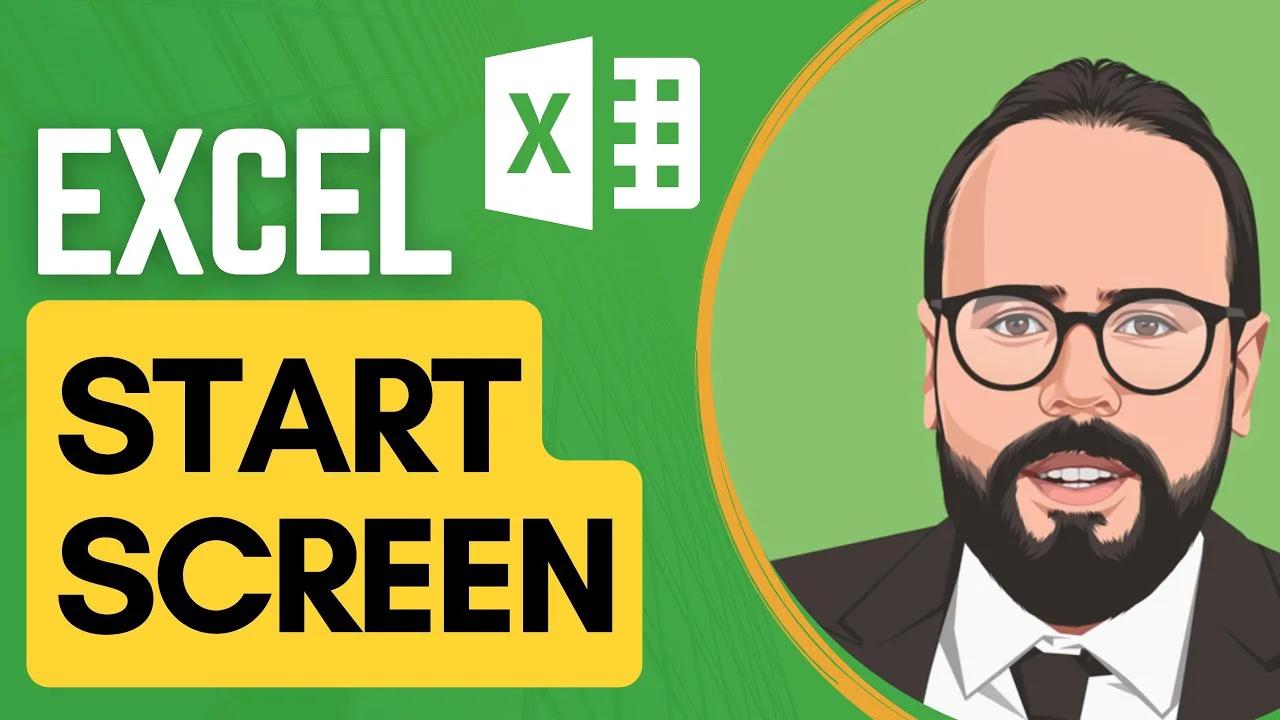 Excel start screen | Excel A to Z #03 إتعلم إكسل من الصفر مع دكسلو