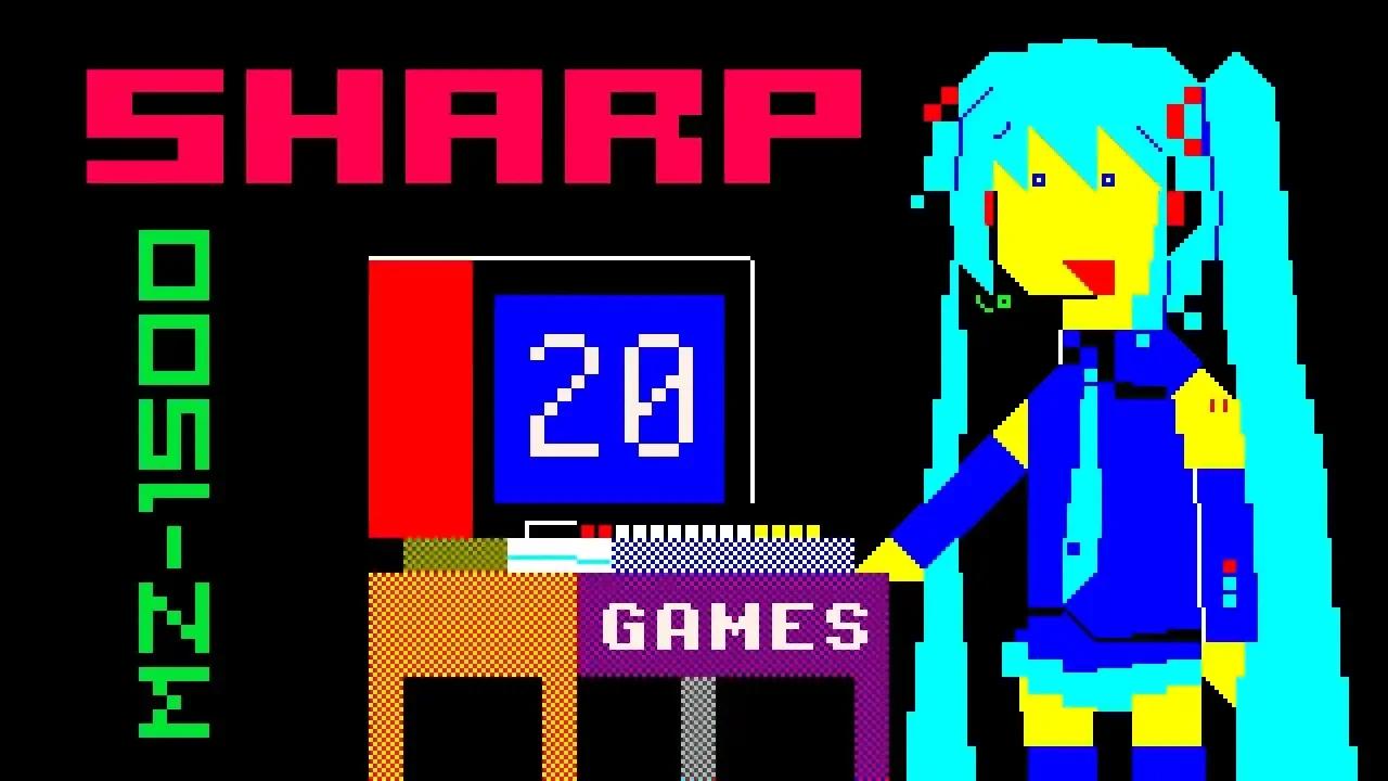 20 Sharp MZ-1500 Games