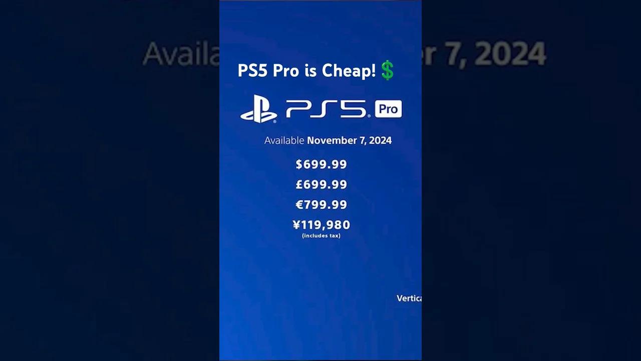 PS5 Pro is Cheap!