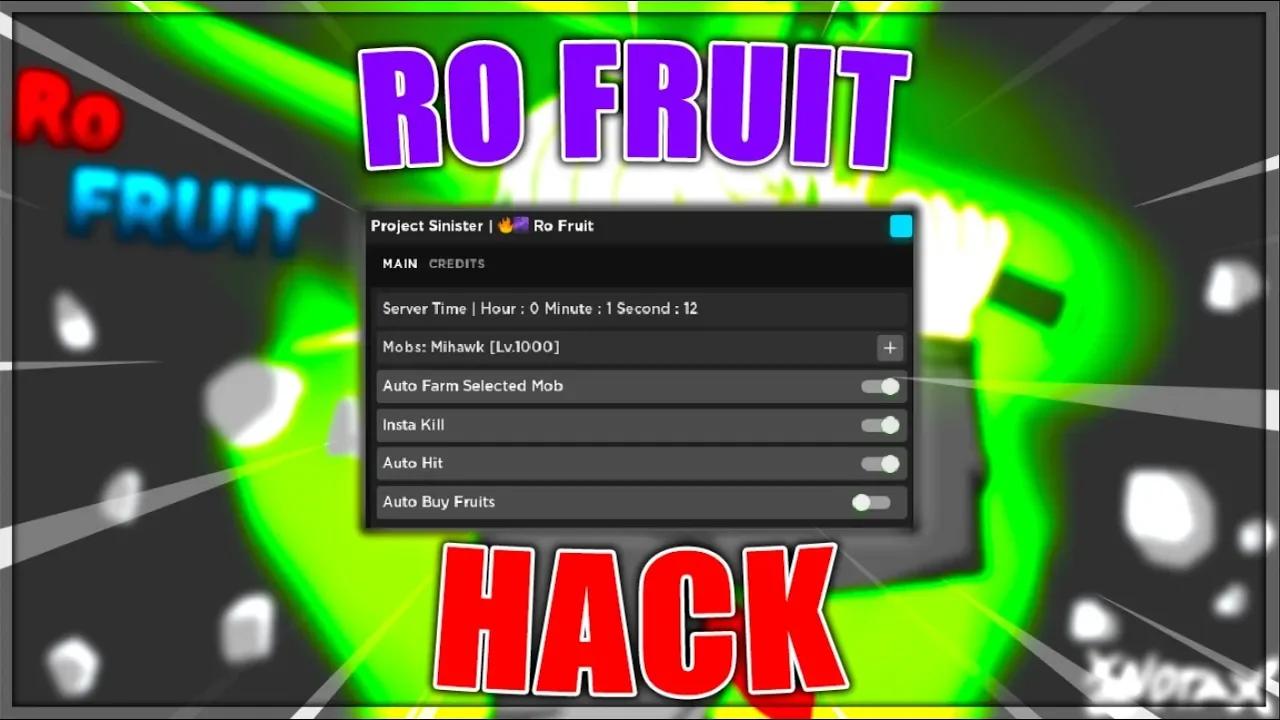 Ro Fruit Script/Hack GUI | Max Level, Instant Kill, Auto Farm & More! *PASTEBIN 2022*