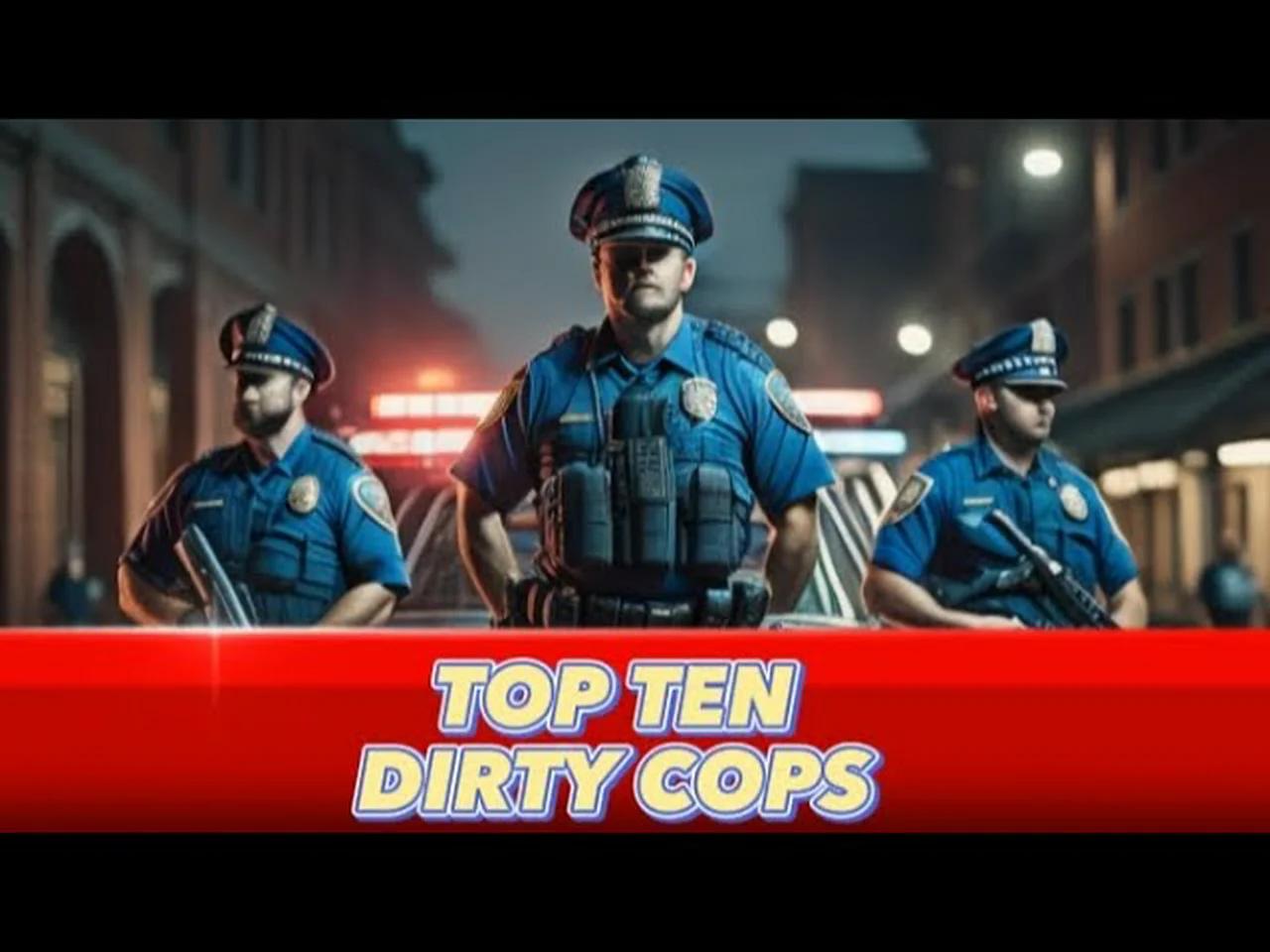 Top Ten Dirty Cops of All Time #cops #police #shorts