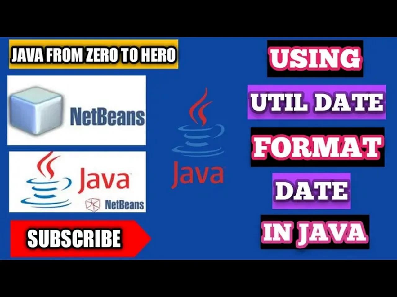 Java Date | Using Java Util Date | Formatting Date in java | Using and Formatting util date Java