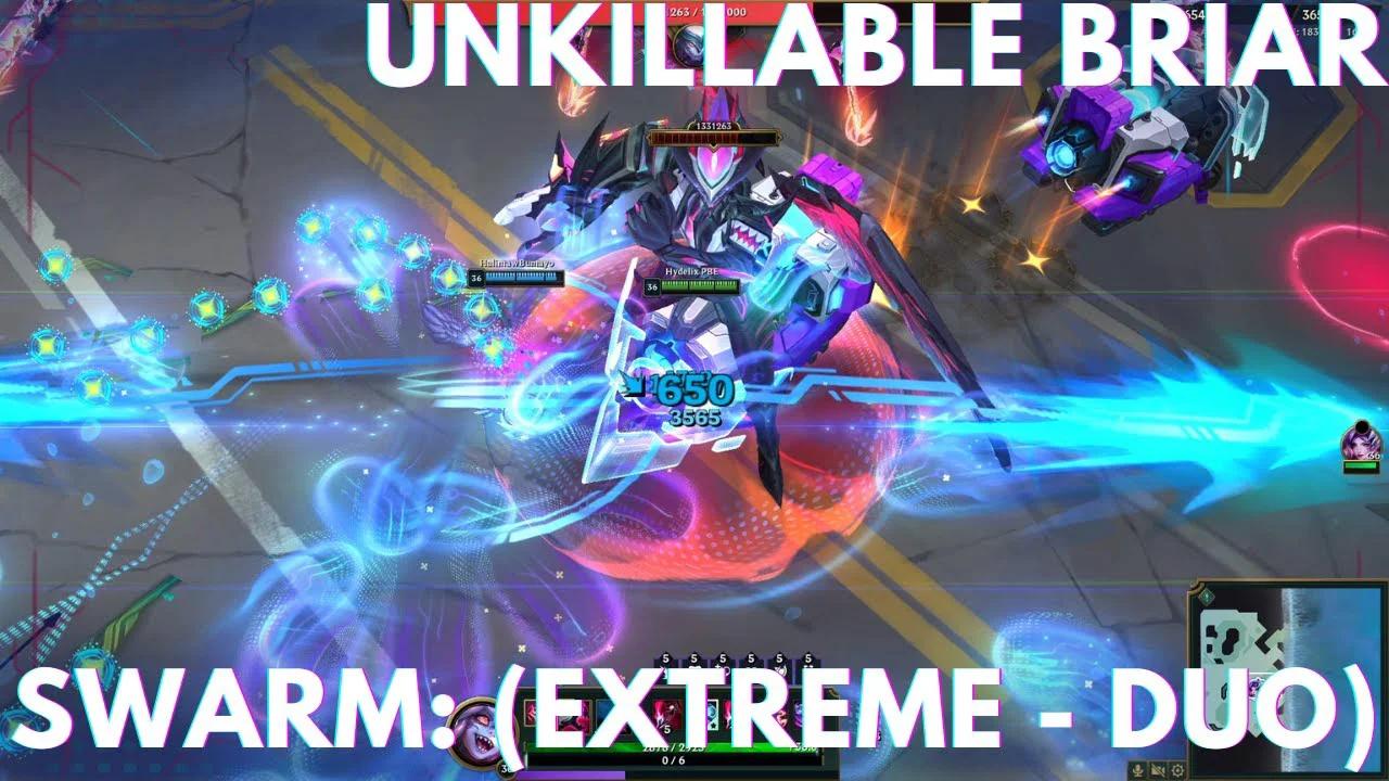 BRIAR IS UNKILLABLE IN SWARM (EXTREME MODE) - LEAGUE OF LEGENDS ...