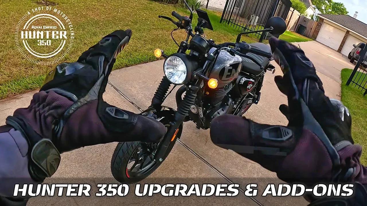 VLOG: Royal Enfield Hunter 350 // LED Headlight and Turn Signals
