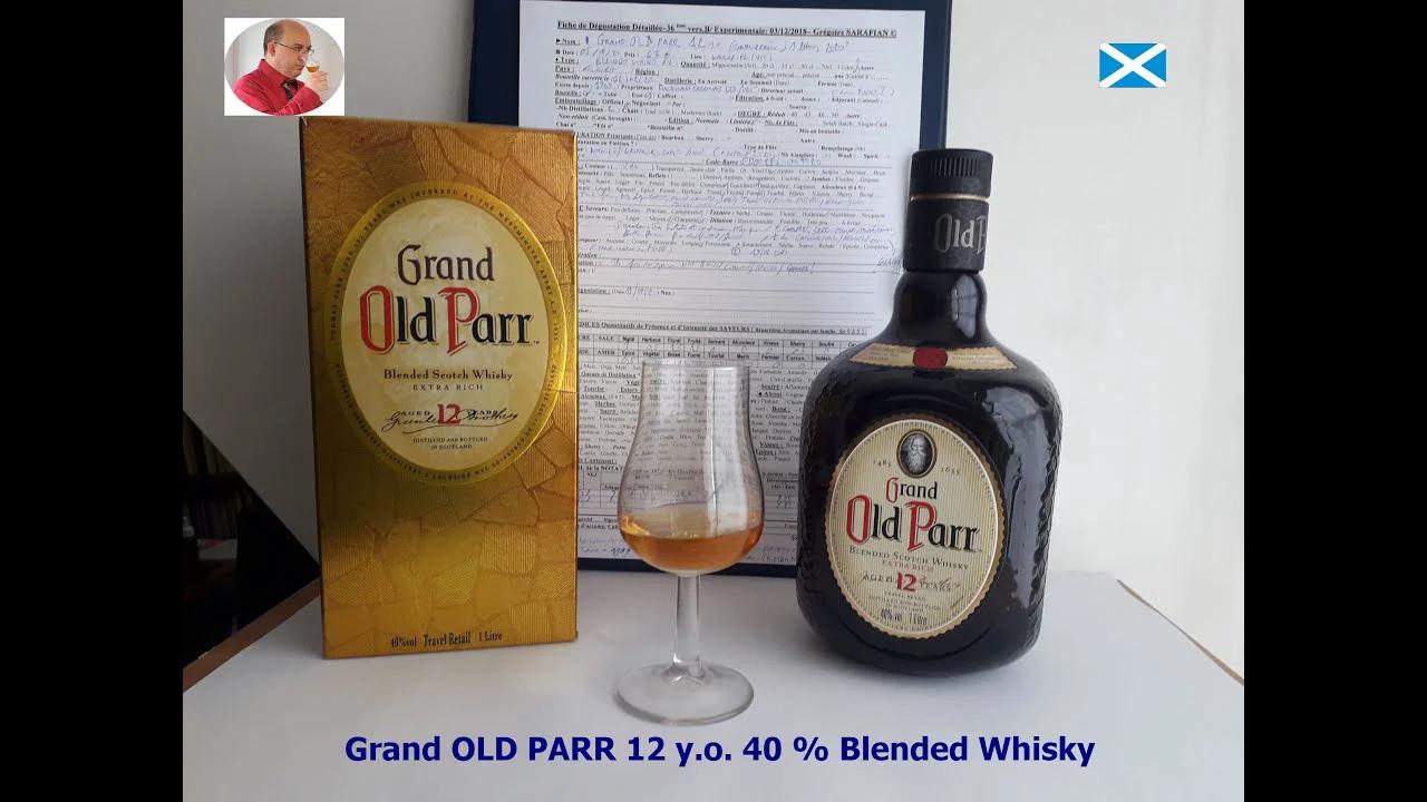#Whisky Review: Grand OLD PARR 12 yo, 2019, 40 % Scotch Blended Whisky
