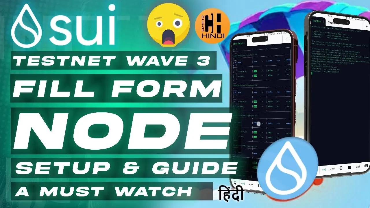 Sui Testnet Wave 3 🎁 Node Setup Demo🖥️ & Form Filling Guide- Hindi