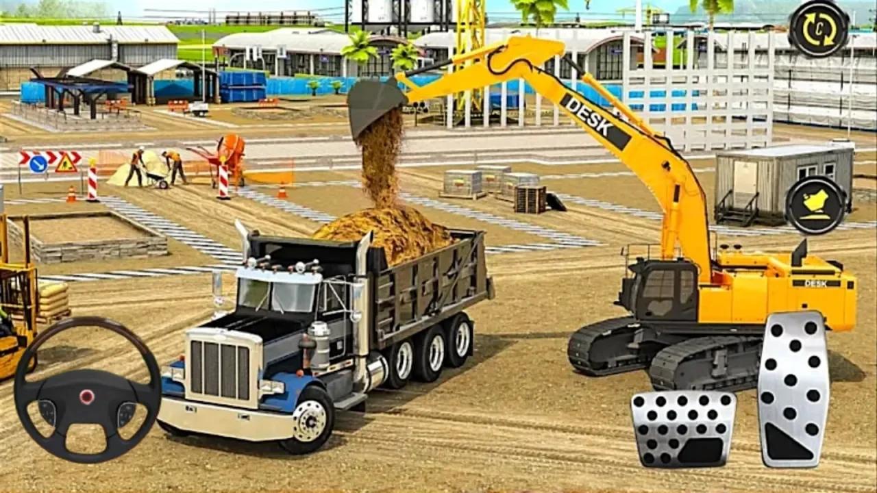City Highway Road Construction Simulator | JCB Excavator Road Builder ...