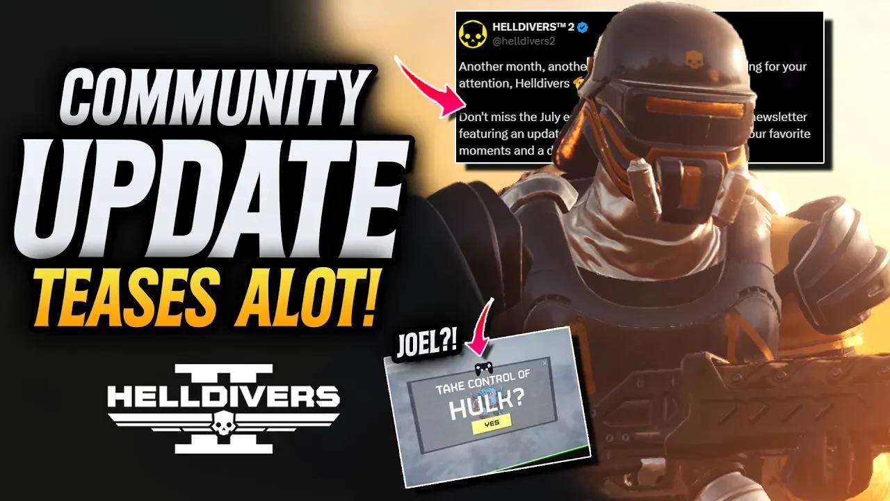 Helldivers 2 NEW Community Update! Pooling Medals To Unlock Things!?