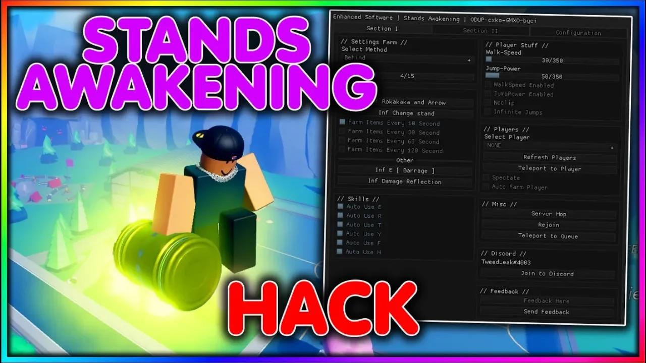 Stands Awakening Roblox Script / Hack | AutoFarm, Kill All Players, Any Stand, God Mode | (PASTEBIN)