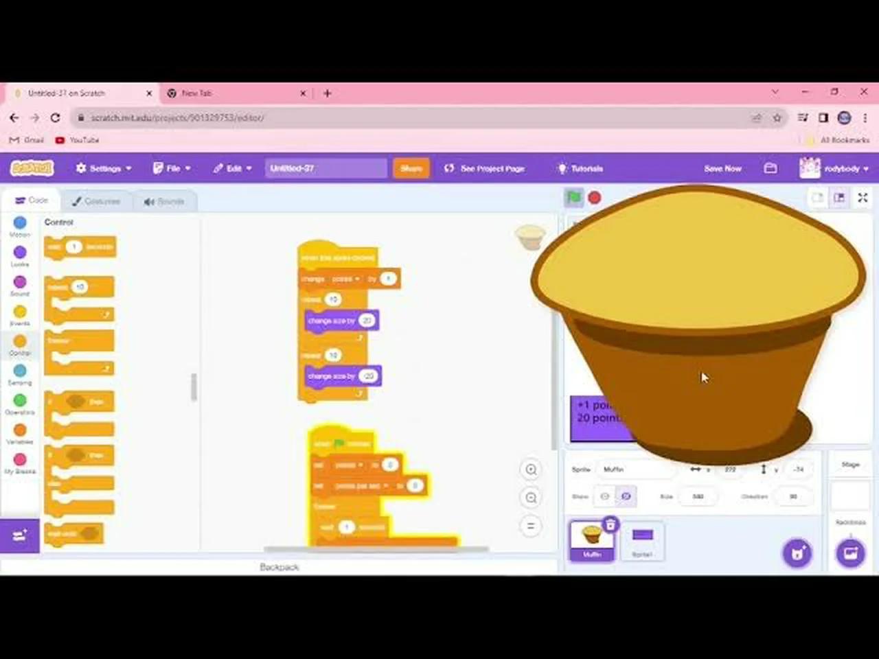 Scratch Tutorial | How To Create Clicker Game Using Scratch