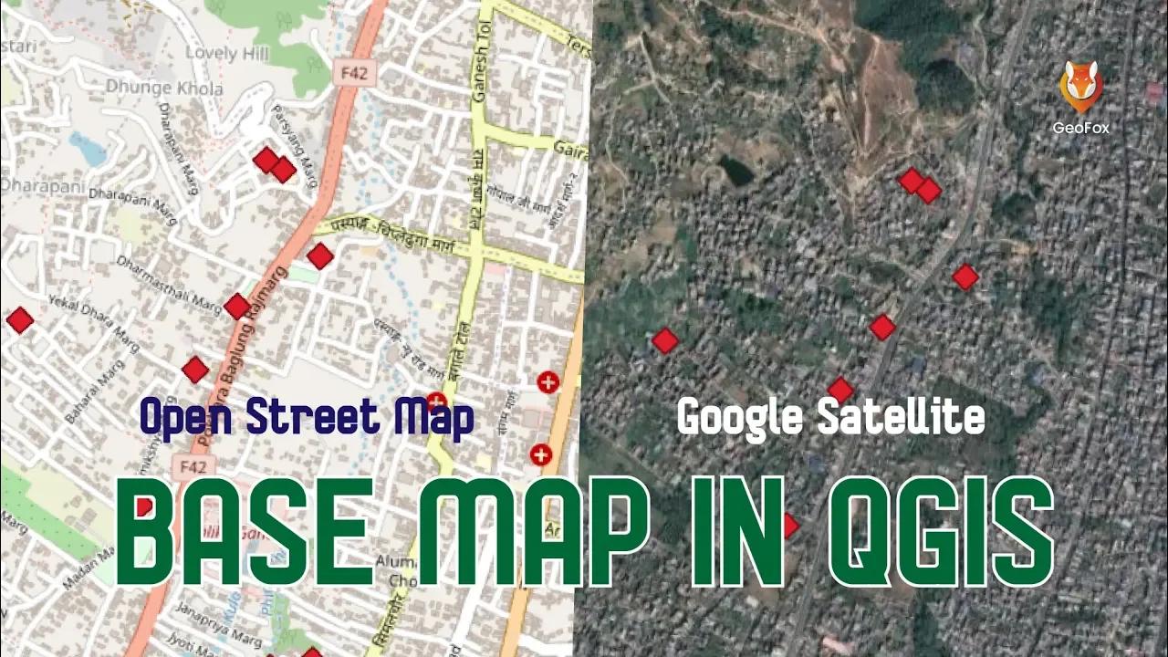 How To Add OpenStreetMap And Google Satellite Imagery Base Map Layer In ...