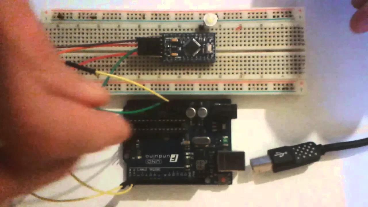 How To Program An Arduino Pro Mini Using An Arduino Uno Tutorial 7890