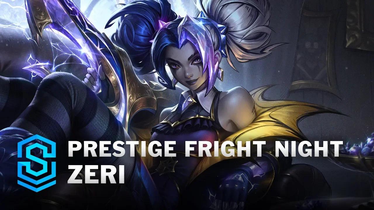 Prestige Fright Night Zeri Skin Spotlight - League of Legends