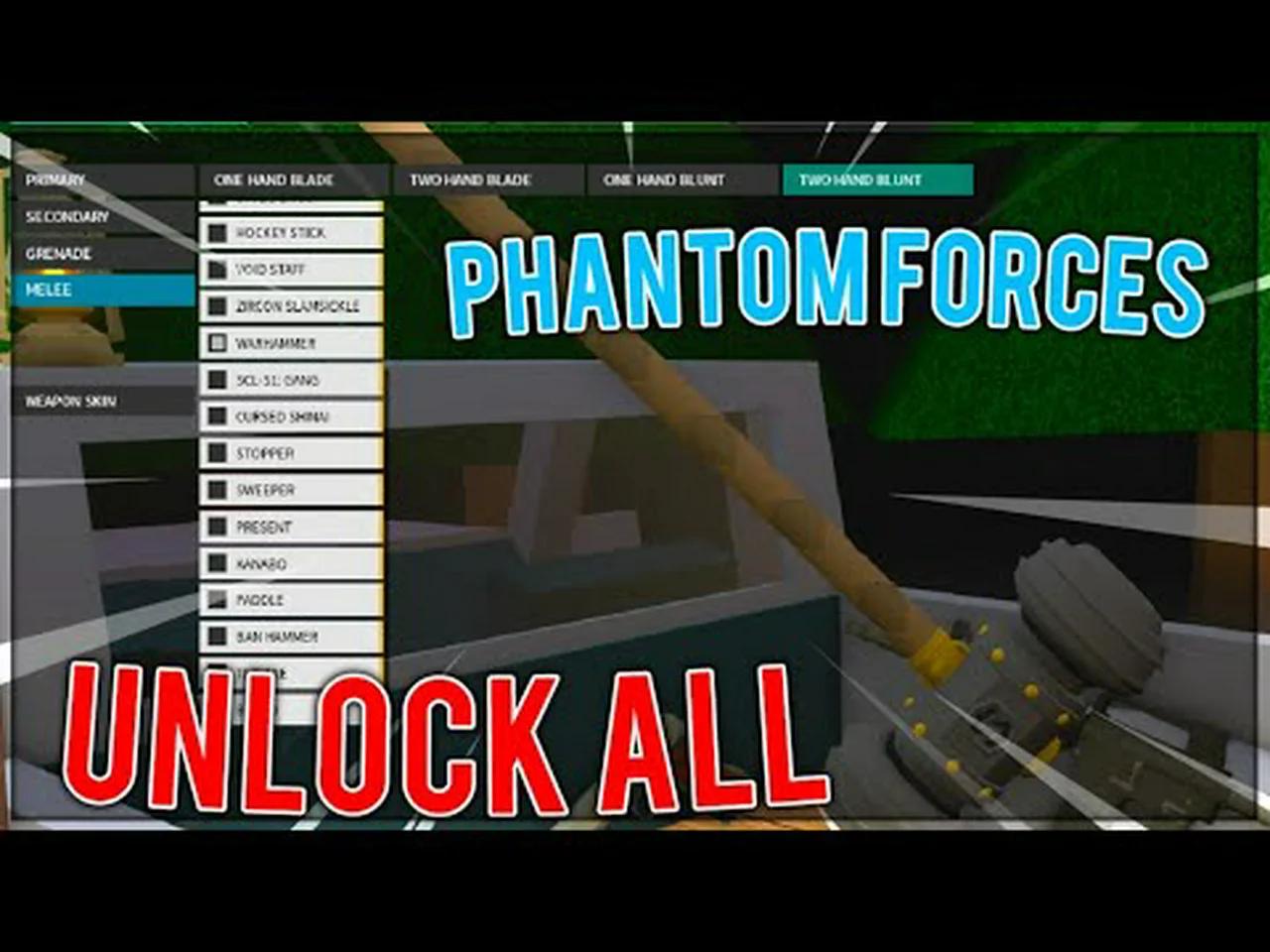 ROBLOX Phantom Forces Hack Script | UNLOCK ALL / EVERYTHING & ADMIN ...