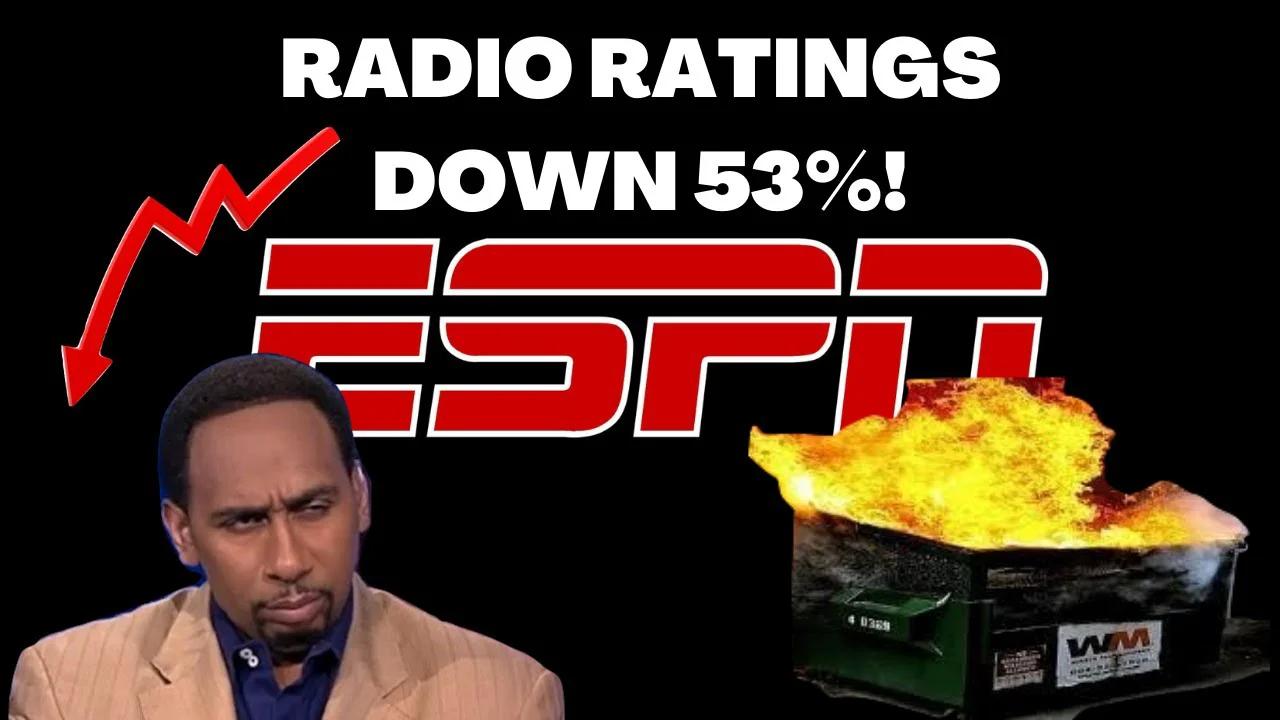 WOKE ESPN Radio RATINGS Drop DOWN more than 50% vs 2019!