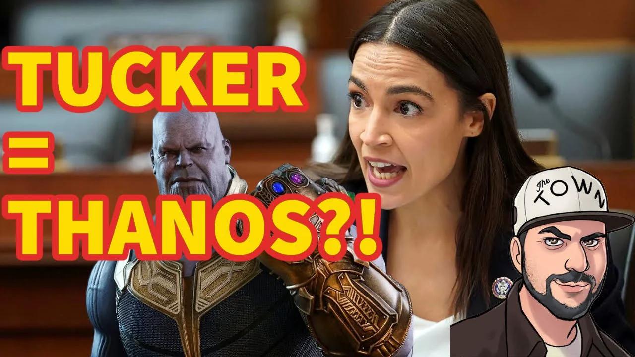 FANTASY WORLD: AOC Compares Tucker Carlson Firing To MARVEL MOVIE
