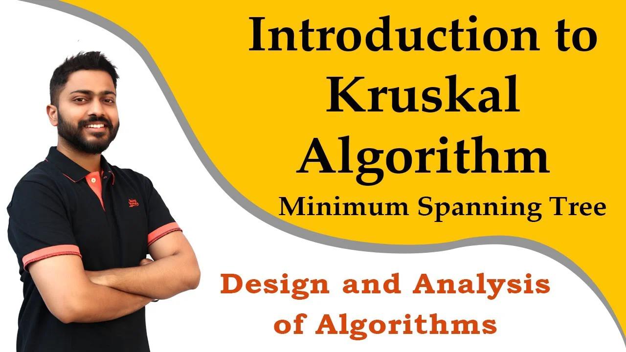 Kruskal Algorithm For Minimum Spanning Tree In Hindi Algorithm