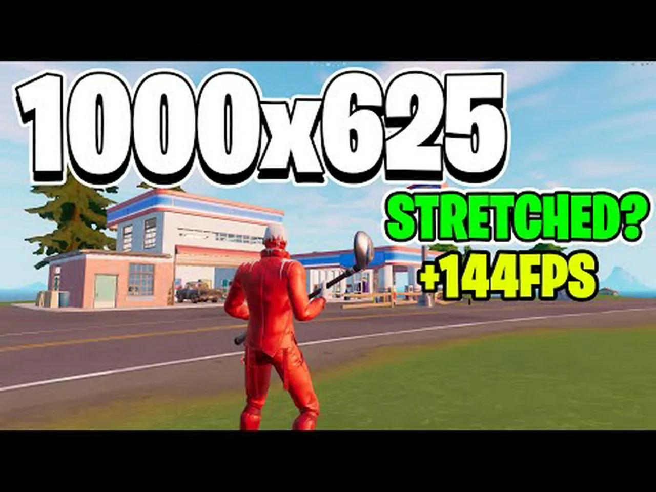Stretched? Low End Resolution That you should use! *1000x625* Fortnite ...
