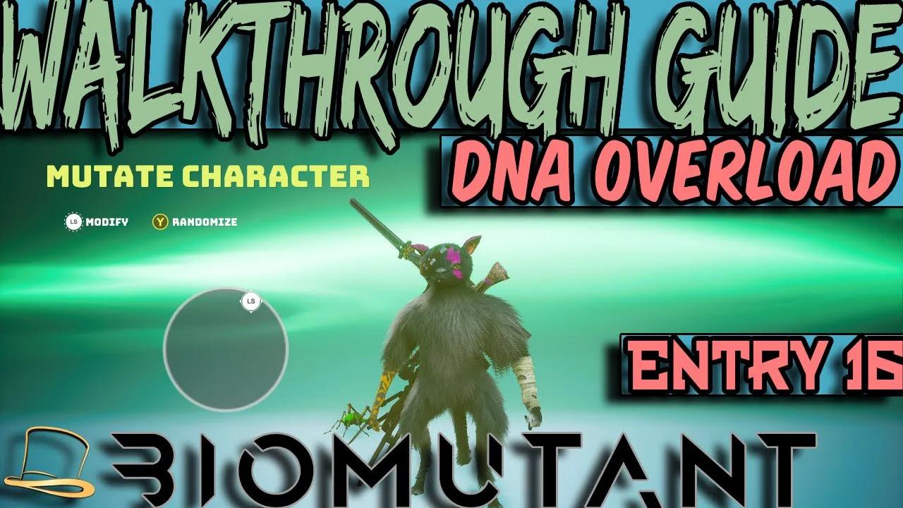 BIOMUTANT WALKTHROUGH GUIDE - DNA OVERLOAD (PART 16) Achievement / Trophy
