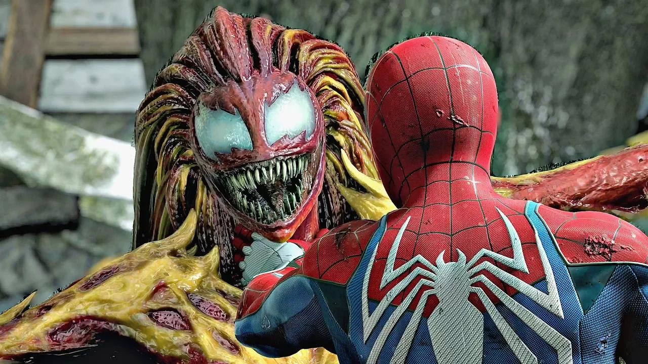 Spider-Man 2 Venom MJ Scream Boss Fight Vs Spider-Man Scene (2023) PS5 ...