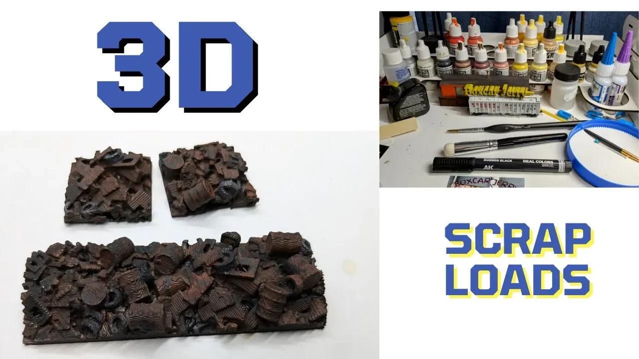 3D printed scrap loads for your gondolas