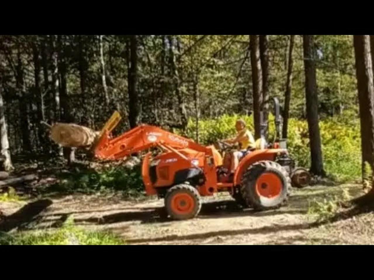 Carry All Log Forks Tractor Quick Attach