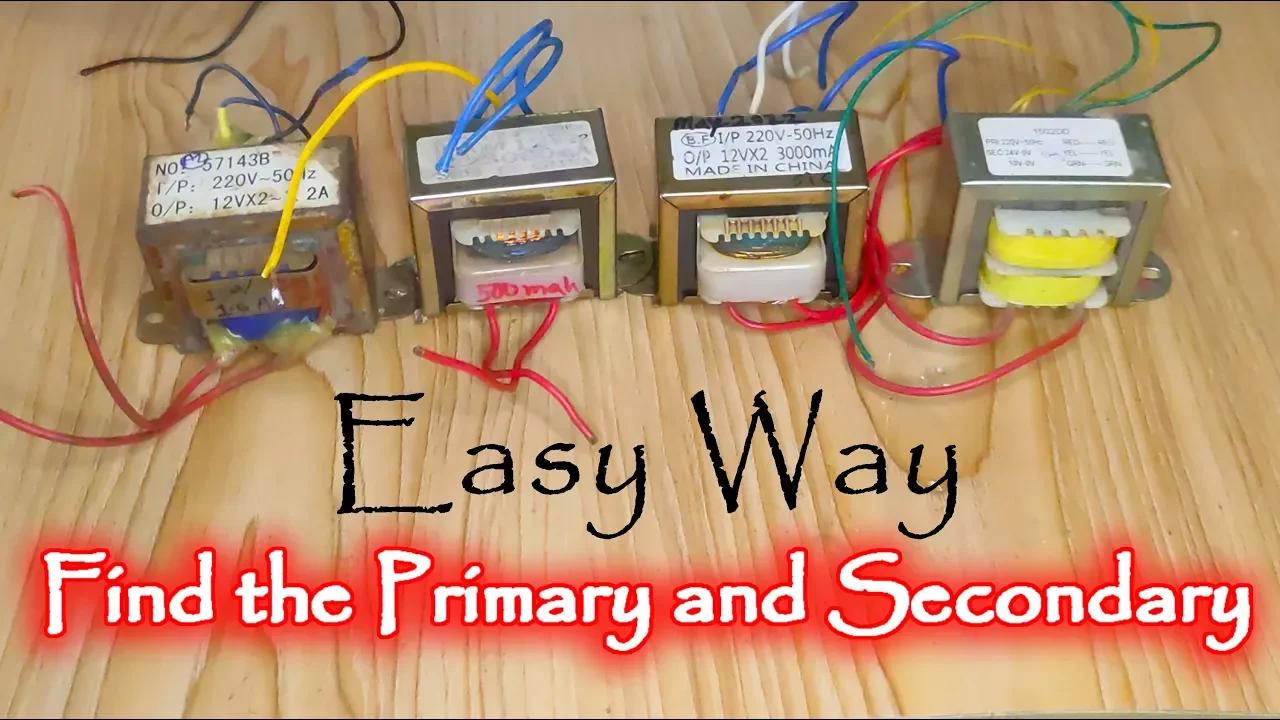 Identify Transformer Primary Secondary High Low Voltage Side