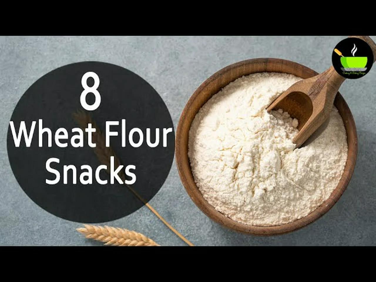 8 Whole Wheat Flour Snacks Recipes | Atta Snacks Recipes | Teatime ...