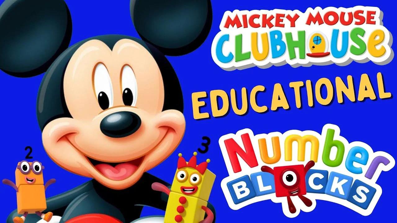 Mickey Mouse Clubhouse & Numberblocks: Learn Numbers, Colors, Shapes ...