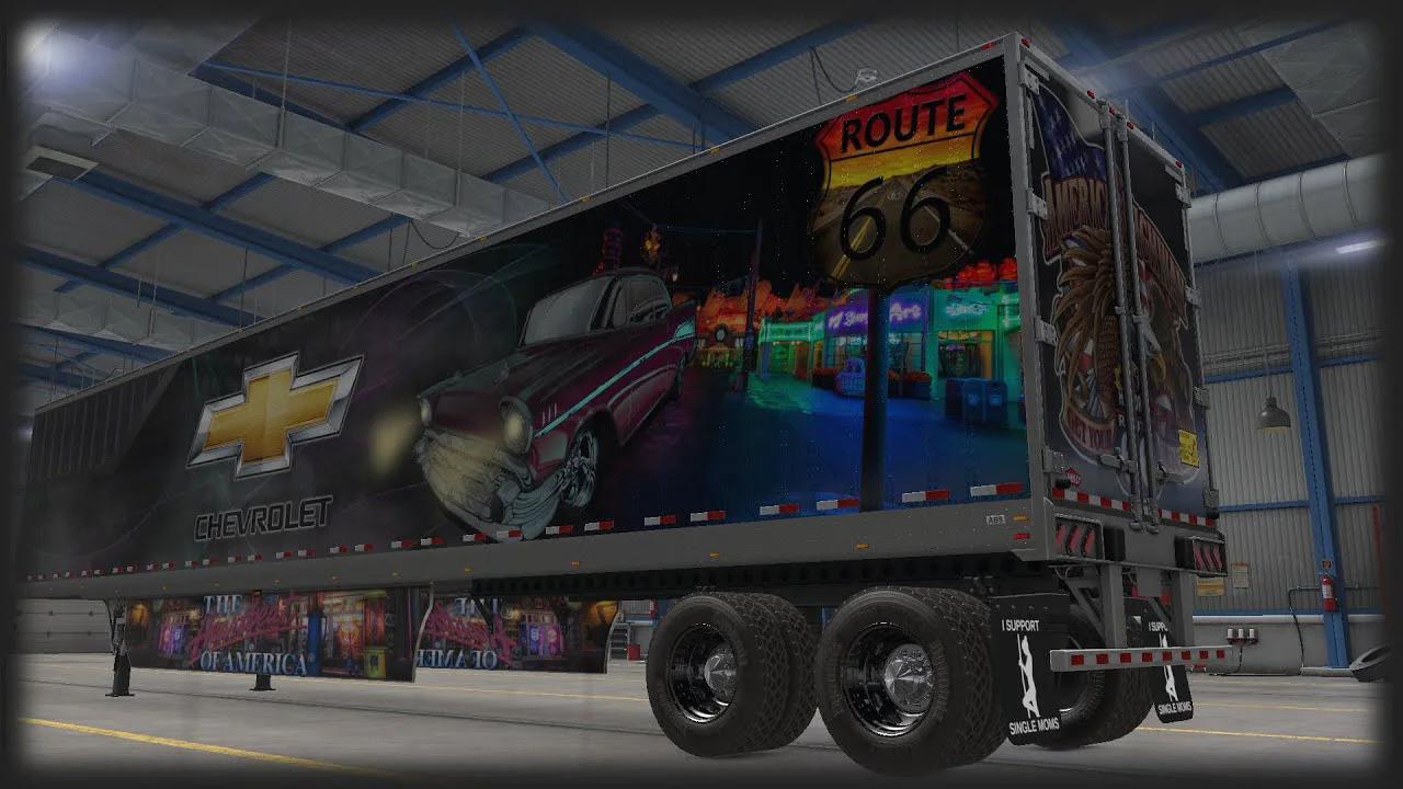 ATS - Custom Route 66 Limited Edition 53' Trailer Skin