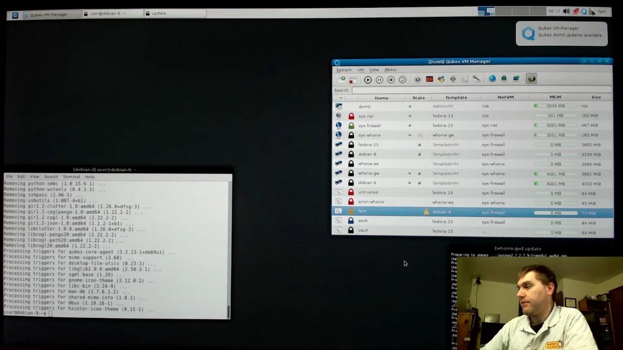 Qubes Tutorial part 3 - USB and Video Camera