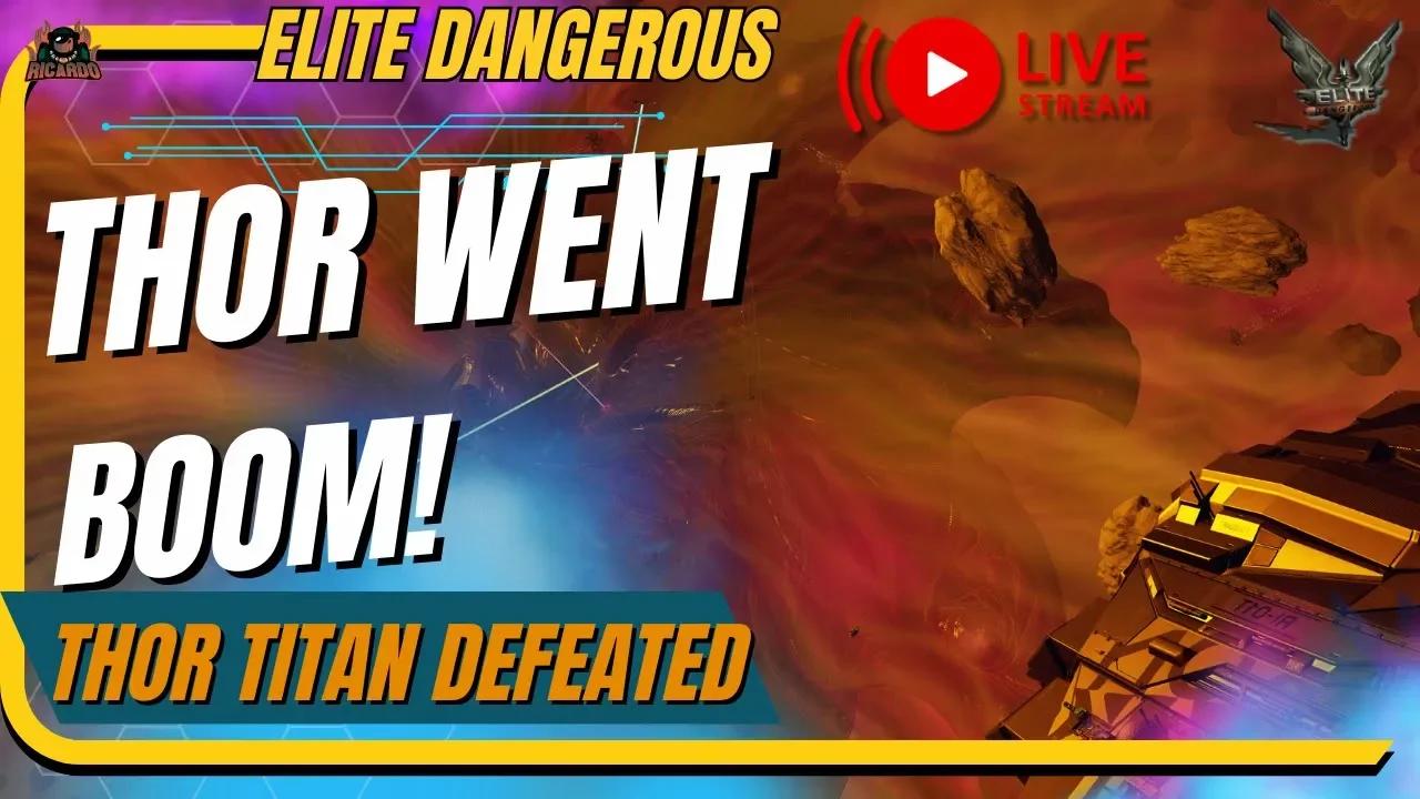 6th Thargoid Titan 'Thor-ourhly' Defeated in Elite Dangerous!