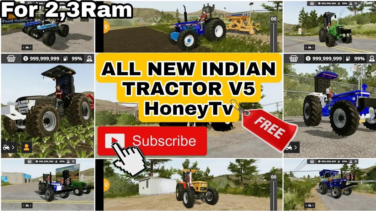 FS20 NEW INDIAN TRACTOR MOD APK | farming simulator | Fs 20 Mods | V5