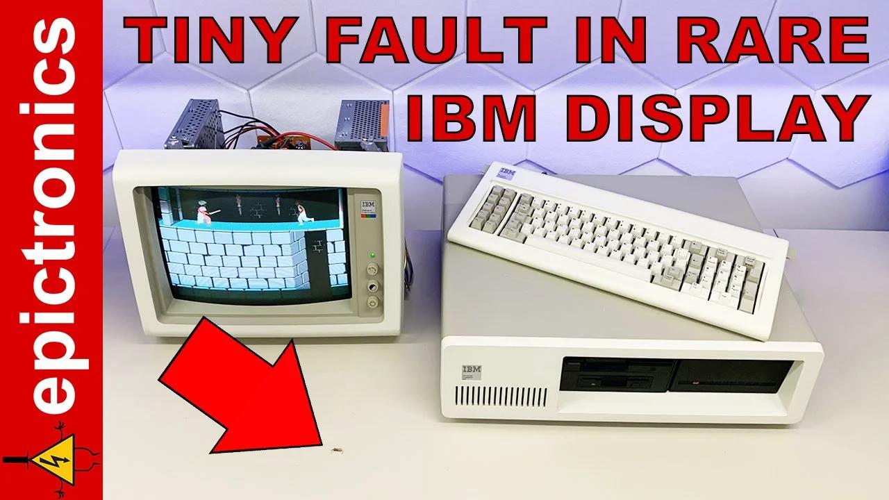 IBM 5154 EGA Display repair
