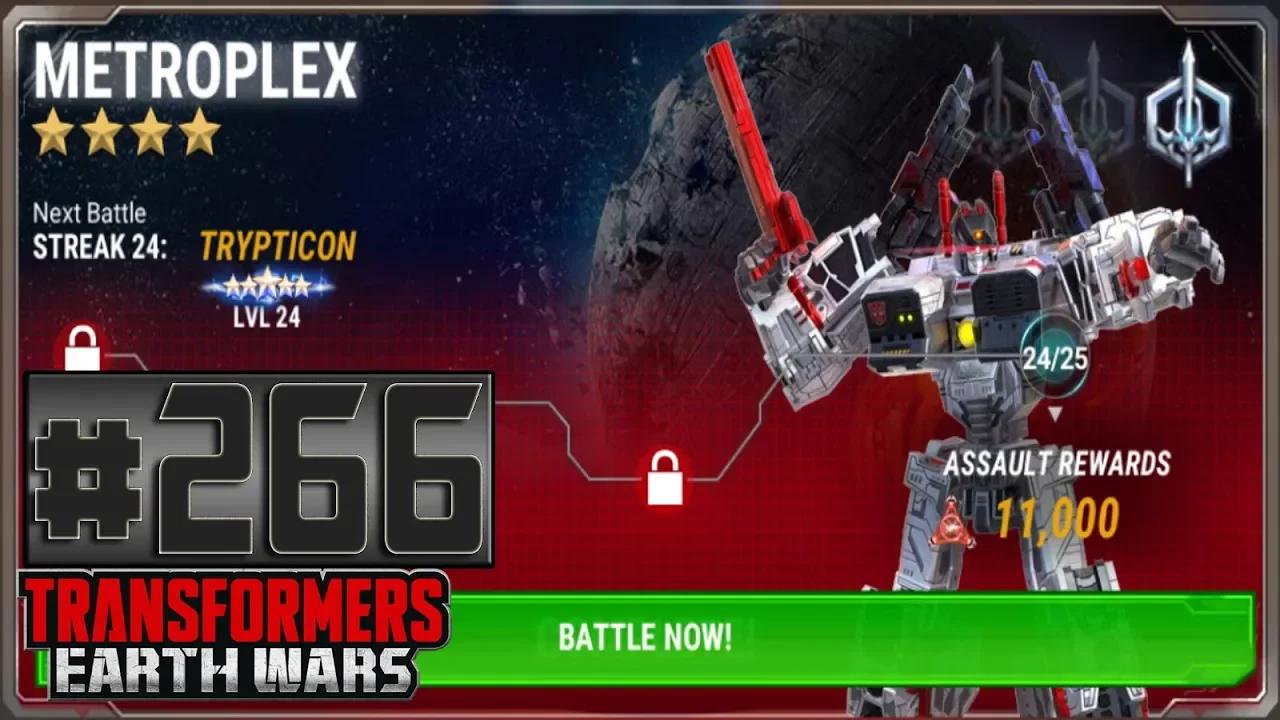 Transformers Earth Wars Episode 266 - Titan Assault 20221113 Metroplex