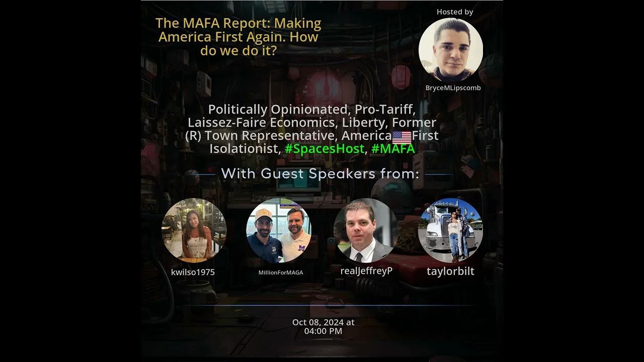 The MAFA Report: Making America First Again. How do we do it?