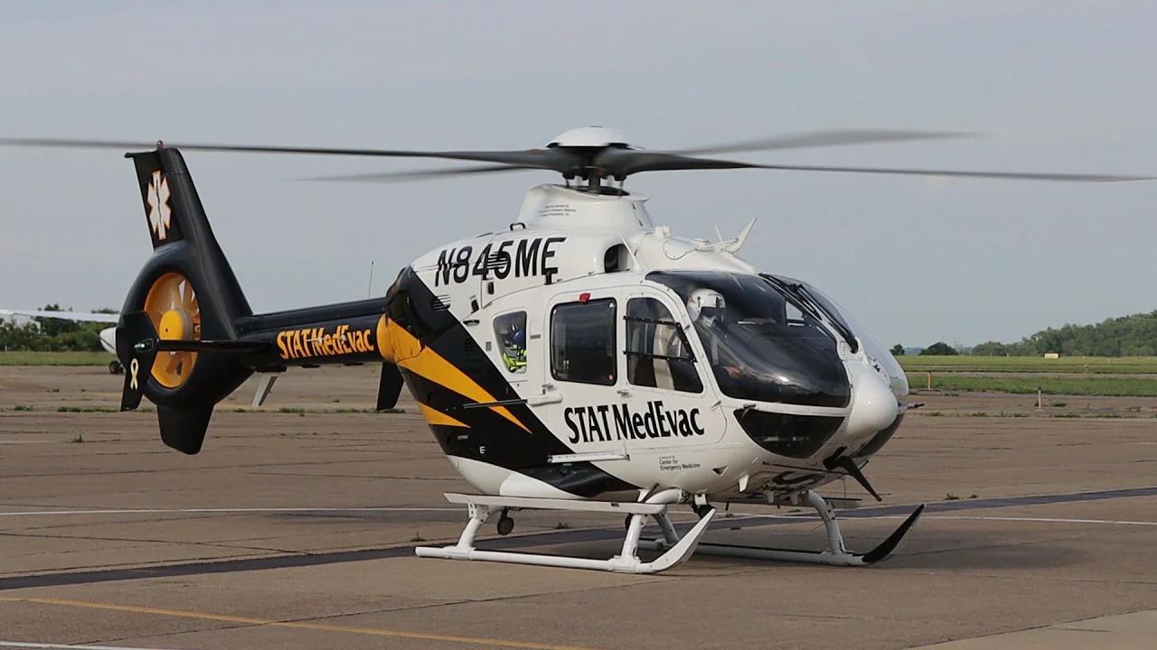 N845ME - STAT MedEvac 15 Taking Off