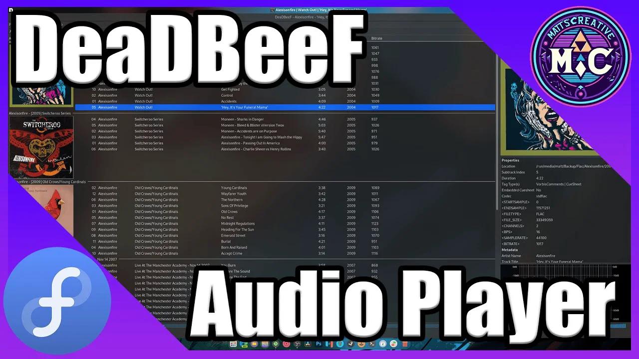 DeaDBeeF Audio player Setting up the GUI | Matts Layout