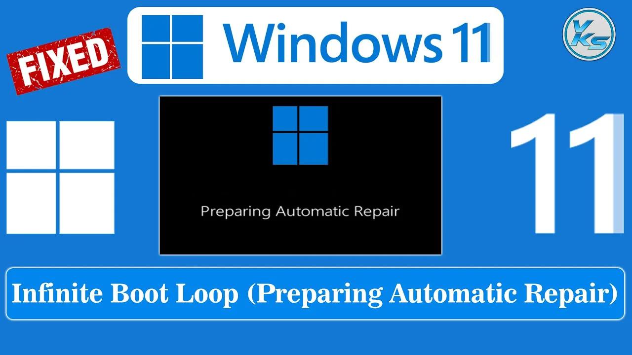 How To Fix An Infinite Boot Loop (Preparing Automatic Repair)